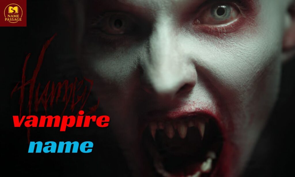 Vampire Name Generator: Create Mysterious and Dark Names Instantly